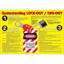WALLCHART-PLAS-29WX20-UNDERSTDG LOCK OUT | Guillevin